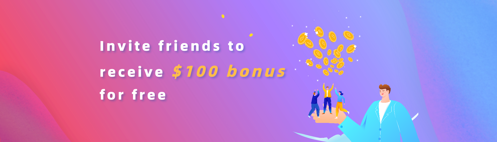 Invite friends to receive $100 bonus for free - CoinCola Blog
